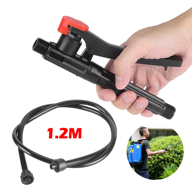 Handle Trigger Switch 1.2M Knapsack Sprayer Rubber Hose Pressure Hand ...