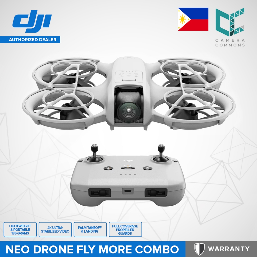 DJI Neo Drone Standard Fly More Combo Lightweight Palm Takeoff ...