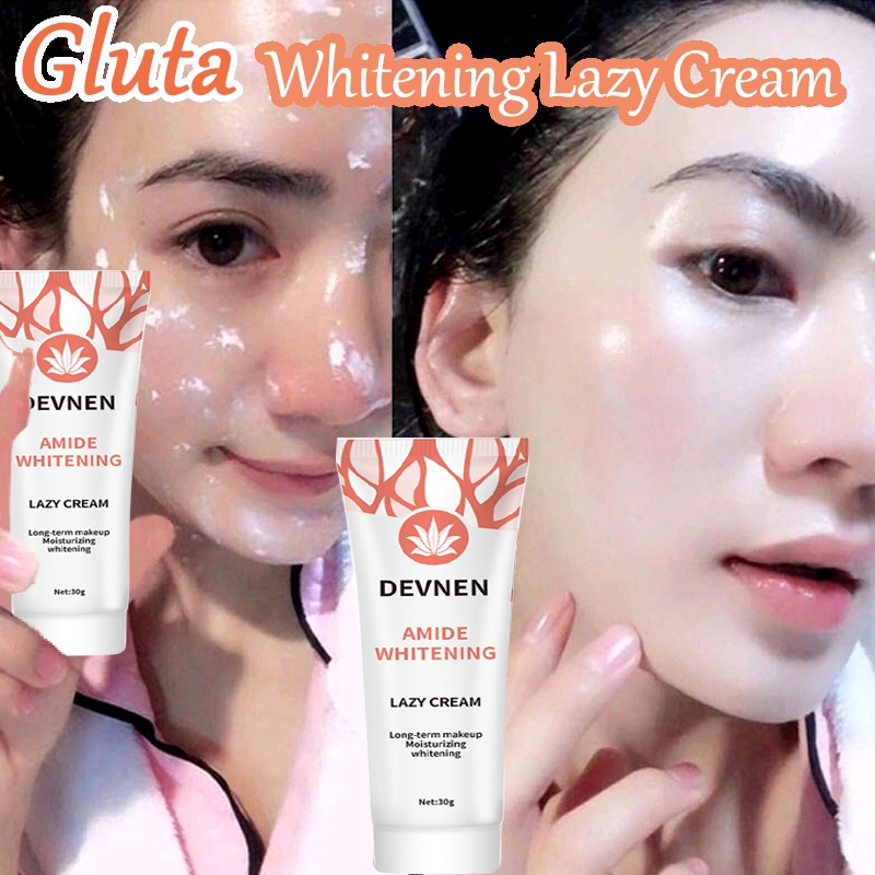 Gluta Whitening Lazy Cream 30g BB Cream Moisturizing Firming Brighten ...