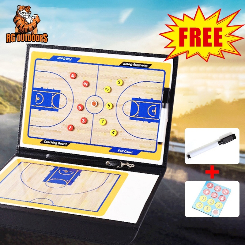 Magnetic Basketball Board Coaching Board Tactical Board Foldable ...
