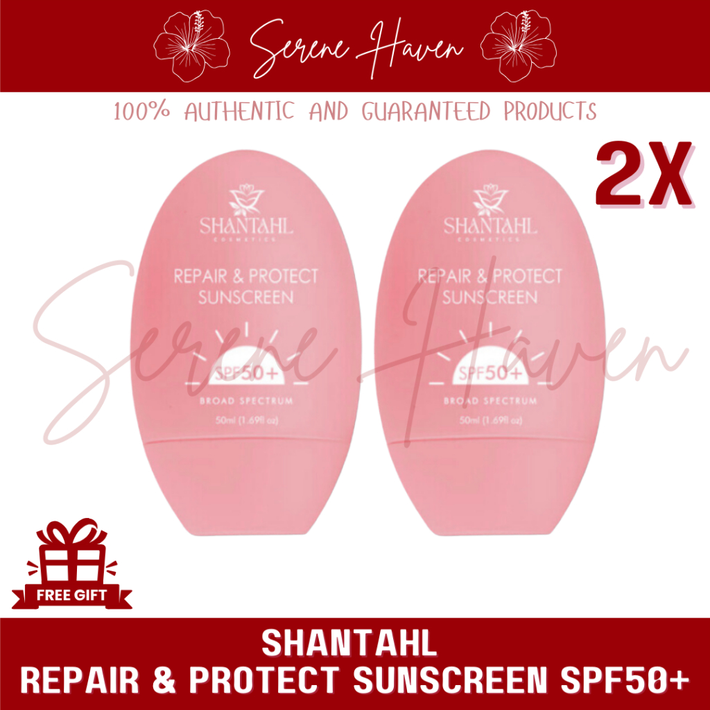 Shantahl Cosmetics Repair & Protect Sunscreen SPF50 50ml (2x bottles ...