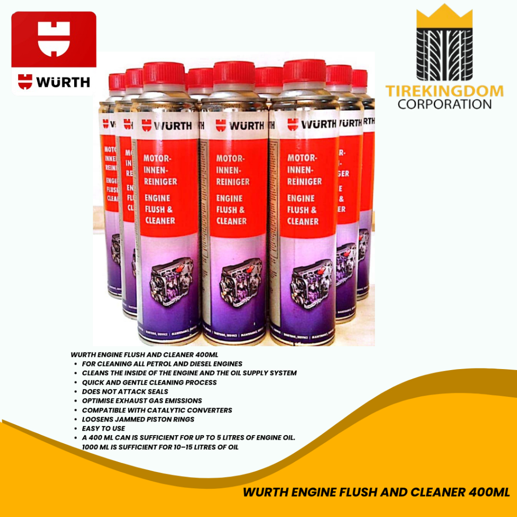 Wurth Engine Flush And Cleaner 400ml | Shopee Philippines