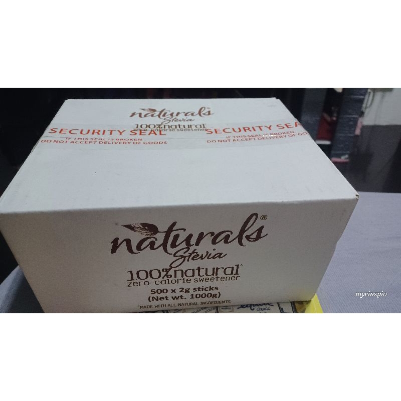 Natural Stevia 100% Natural Zero Calorie Sweetner 500sticks (1Box ...