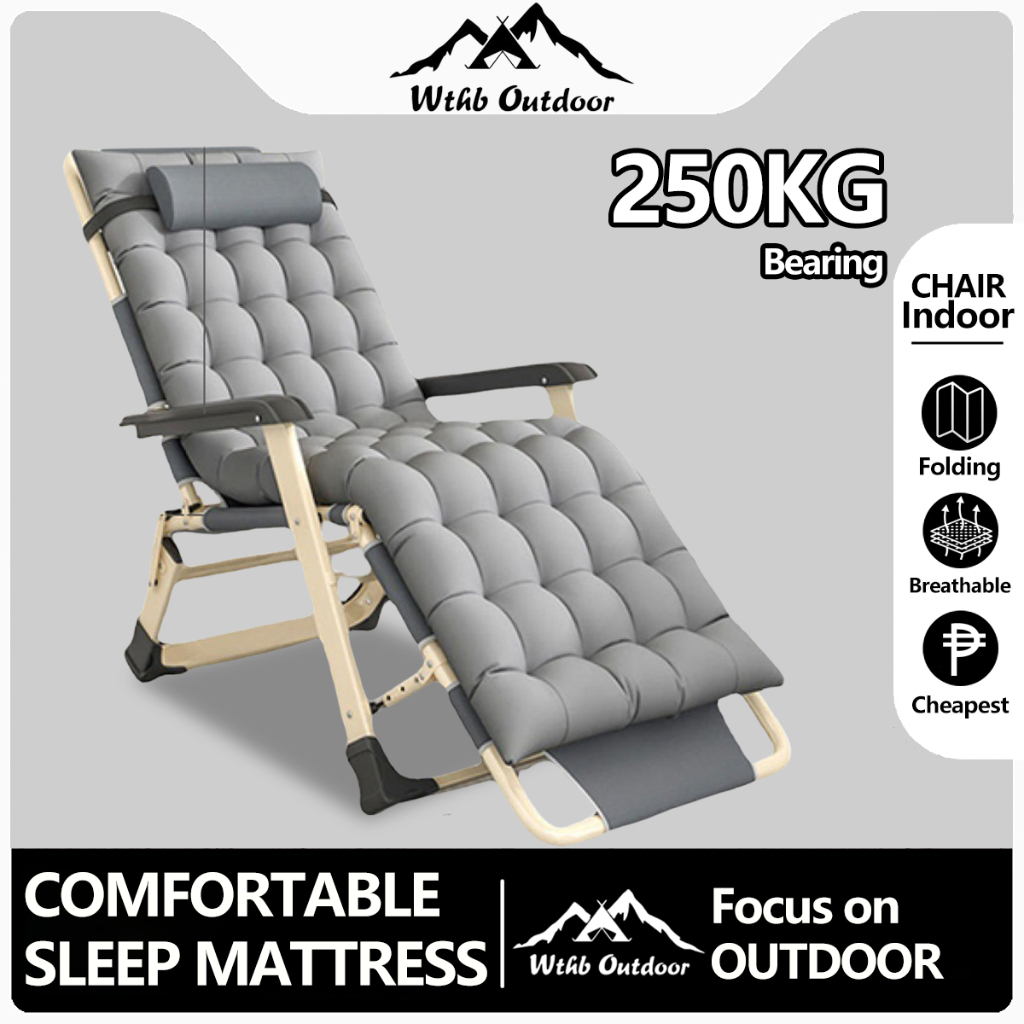 【Wthb Outdoor】Rollaway Portable recliner Adjustable rollaway chair ...