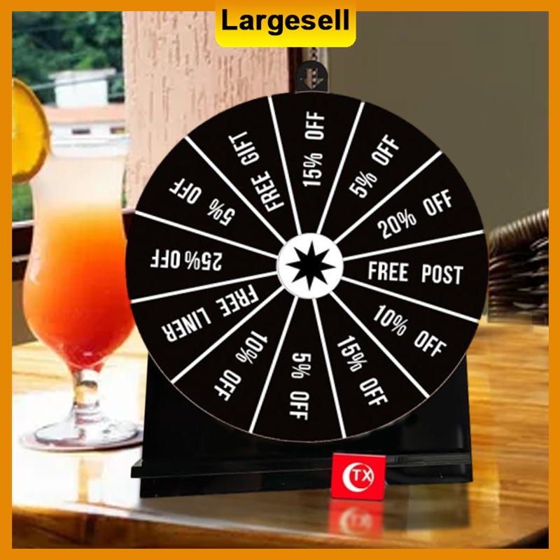 15cm Lucky Turntable Tabletop Roulette Wheel Party Fortune Game Prize ...