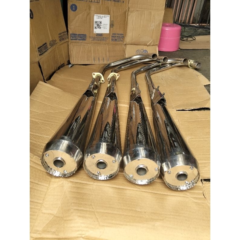 RUSI TC MACHO 125/150/175/ VERSION 2 CHICKEN PIPE STAINLESS | Shopee ...