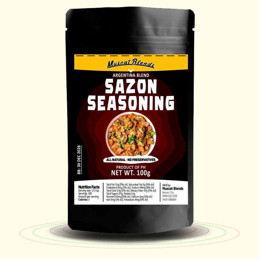 MUSCAT BLENDS SAZON SEASONING 100g | Shopee Philippines