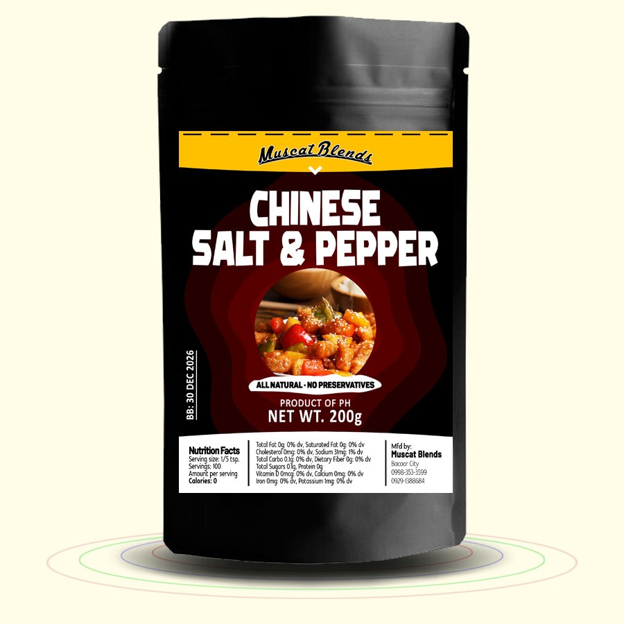 CHINESE SALT & PEPPER SEASONING 200g | Shopee Philippines