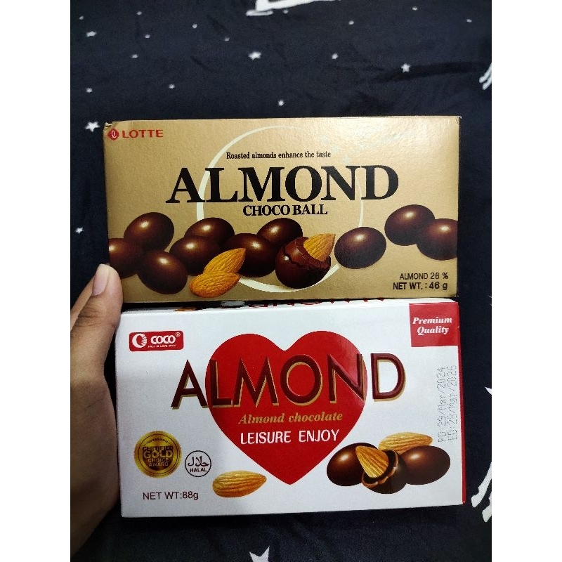 Almonds in Box/2 kinds lotte and coco | Shopee Philippines