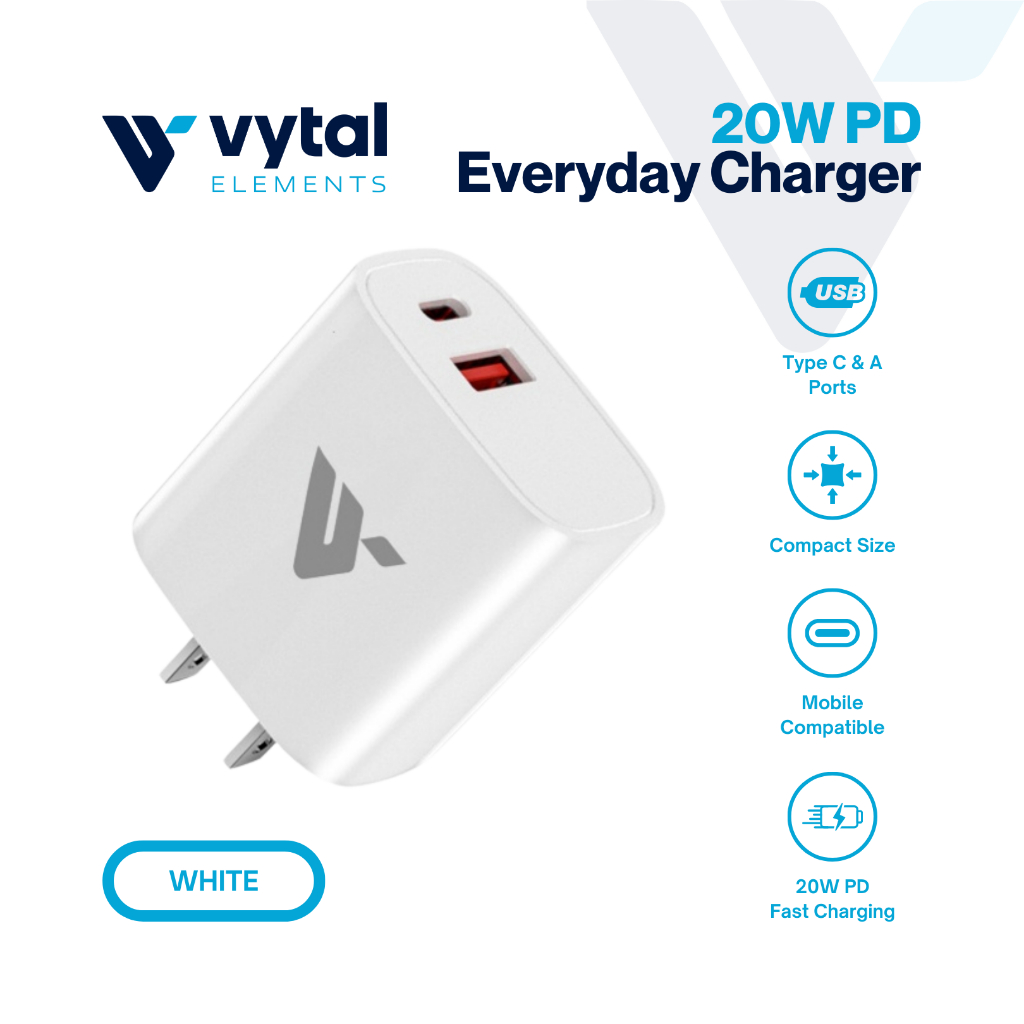 Vytal Elements 20W PD Everyday Charger | Shopee Philippines