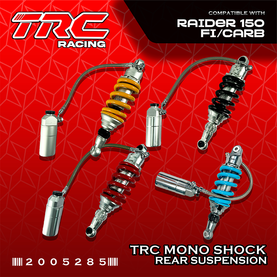 TRC Racing CNC 285mm Shock Suspension Raider 150 Carb / Fi Fully ...