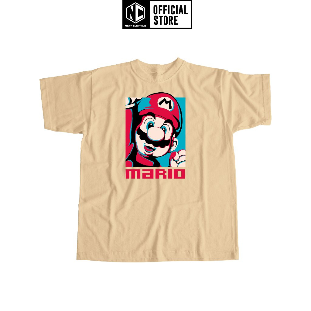 SUPER MARIO SHIRT - MARIO UP DESIGN - UNISEX - REGULAR FIT | Shopee ...