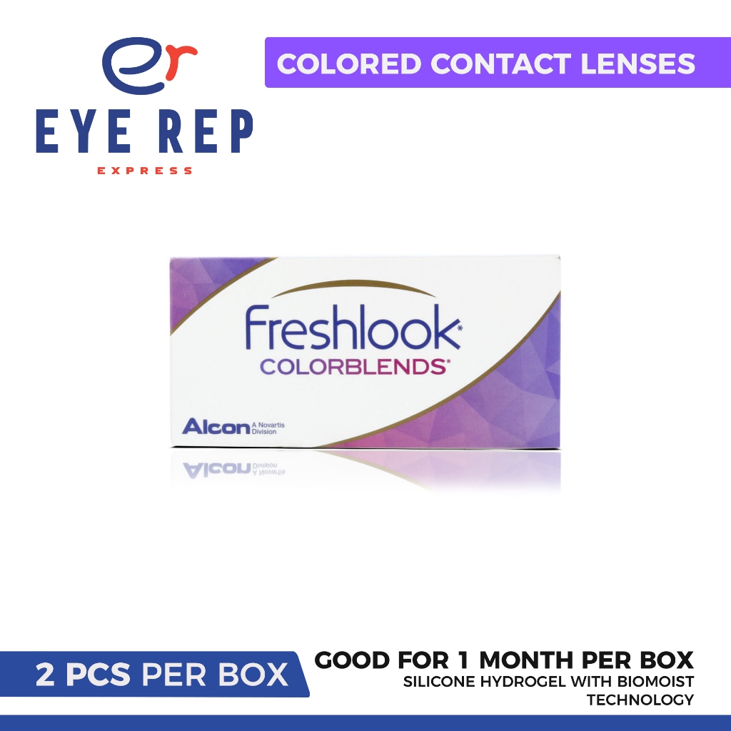 Freshlook Colorblends Monthly Disposable Colored Contact Lenses (2pcs ...