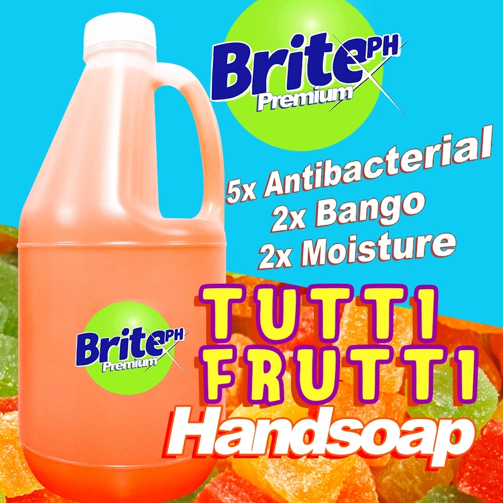 BritePH Premium Antibacterial Liquid Handsoap Tutti Frutti Flavor ...