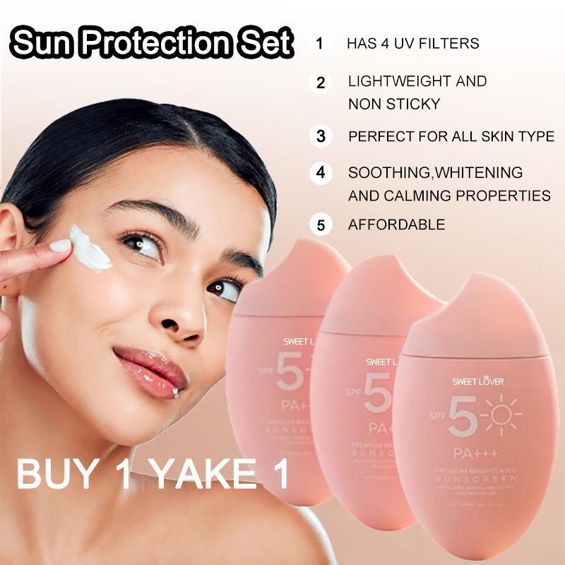 Premium Brightening Sunscreen Cream Sunblock Sun Protection Whitening ...