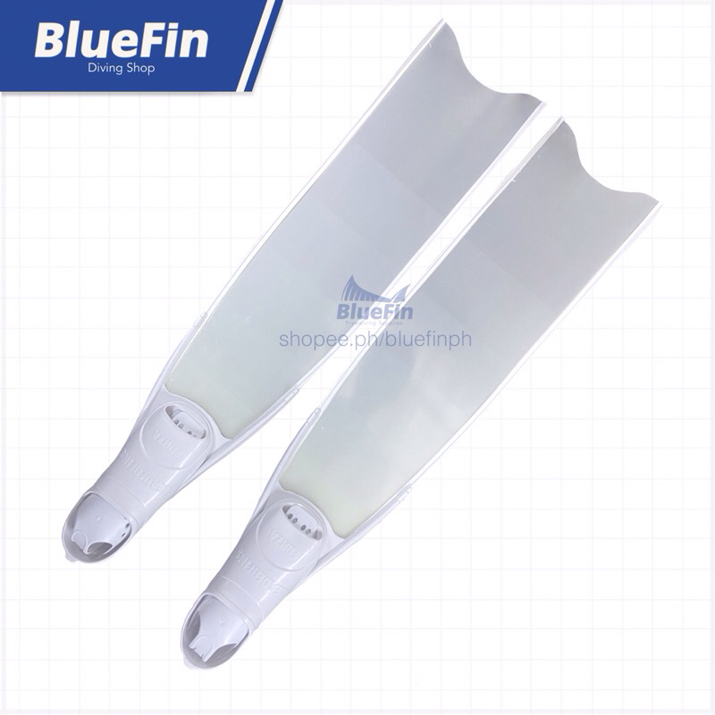 White Leaderfins Forza Foot-pocket Soft Stiffness Fiberglass | Shopee ...
