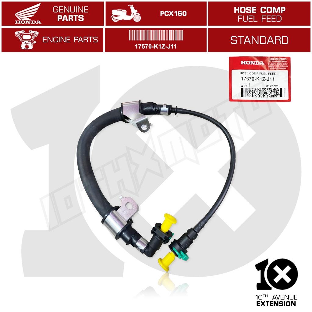 10thX Honda Genuine Fuel Feeder Hose Part No. 17570-K1Z-J11 for PCX 160 ...