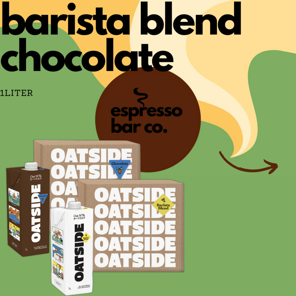 Oatside Barista Blend Oat Milk & Oatside Chocolate Oat Milk 1L x 6 ...