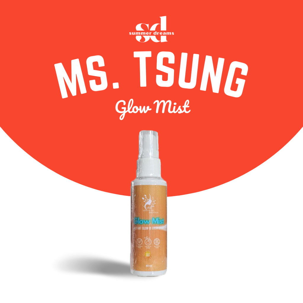 MS. TSUNG Glow Mist SPF50 Sunblock Spray for face and body | Shopee ...