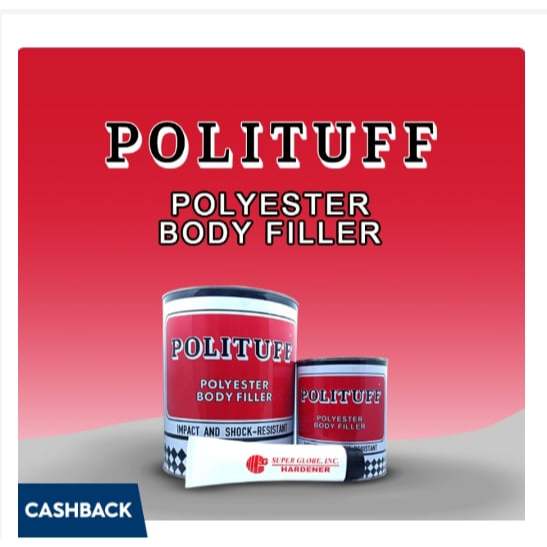 Polituff Polyester Body Filler with Hardener - 1L-4L | Shopee Philippines
