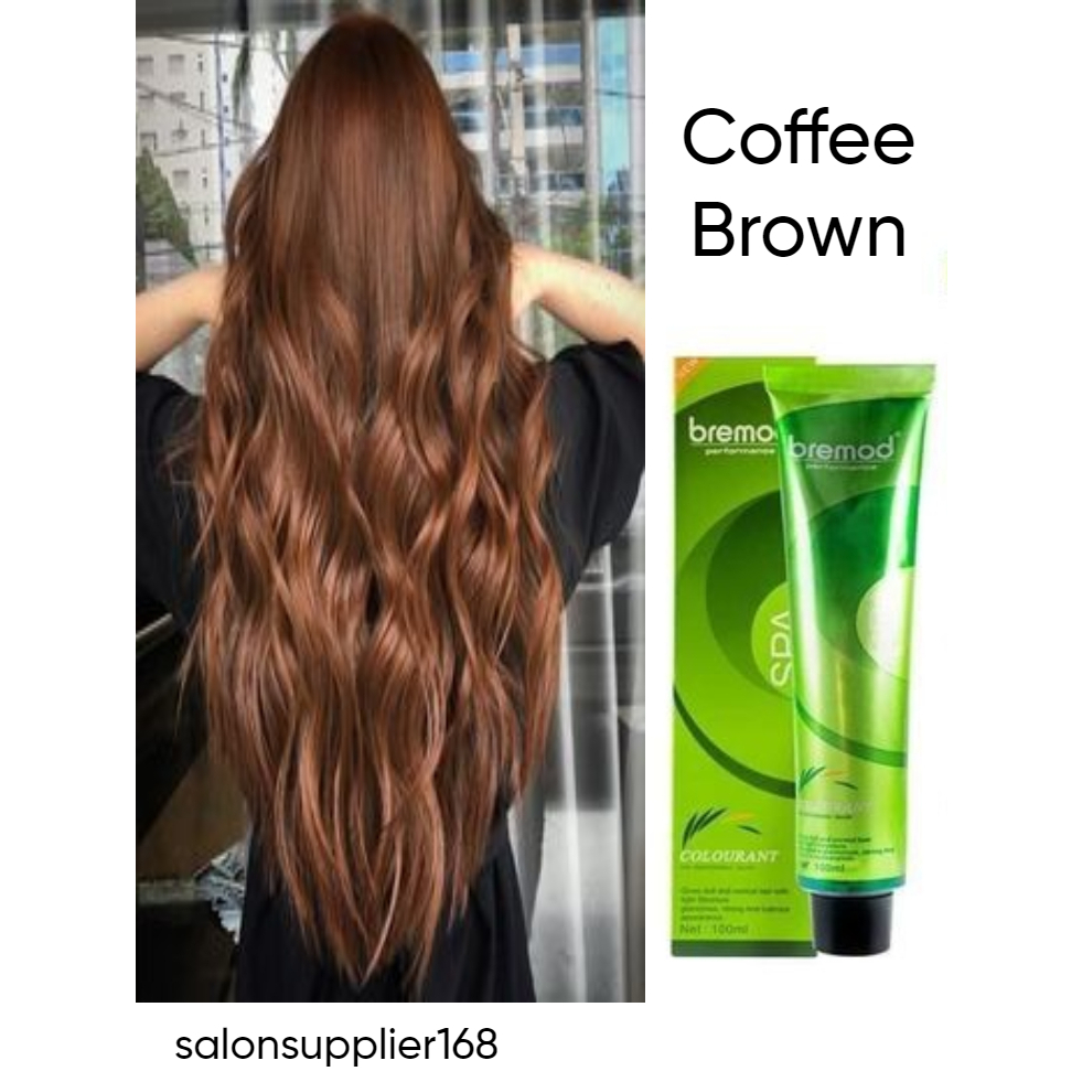 Bremod Hair Color 6.5 COFFEE BROWN 100ML With Oxidizer small 100ml ...
