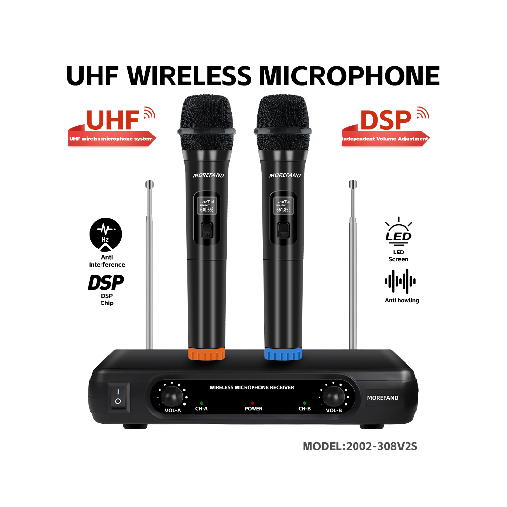 PROFESSIONAL WIRELESS MICROPHONE | Shopee Philippines