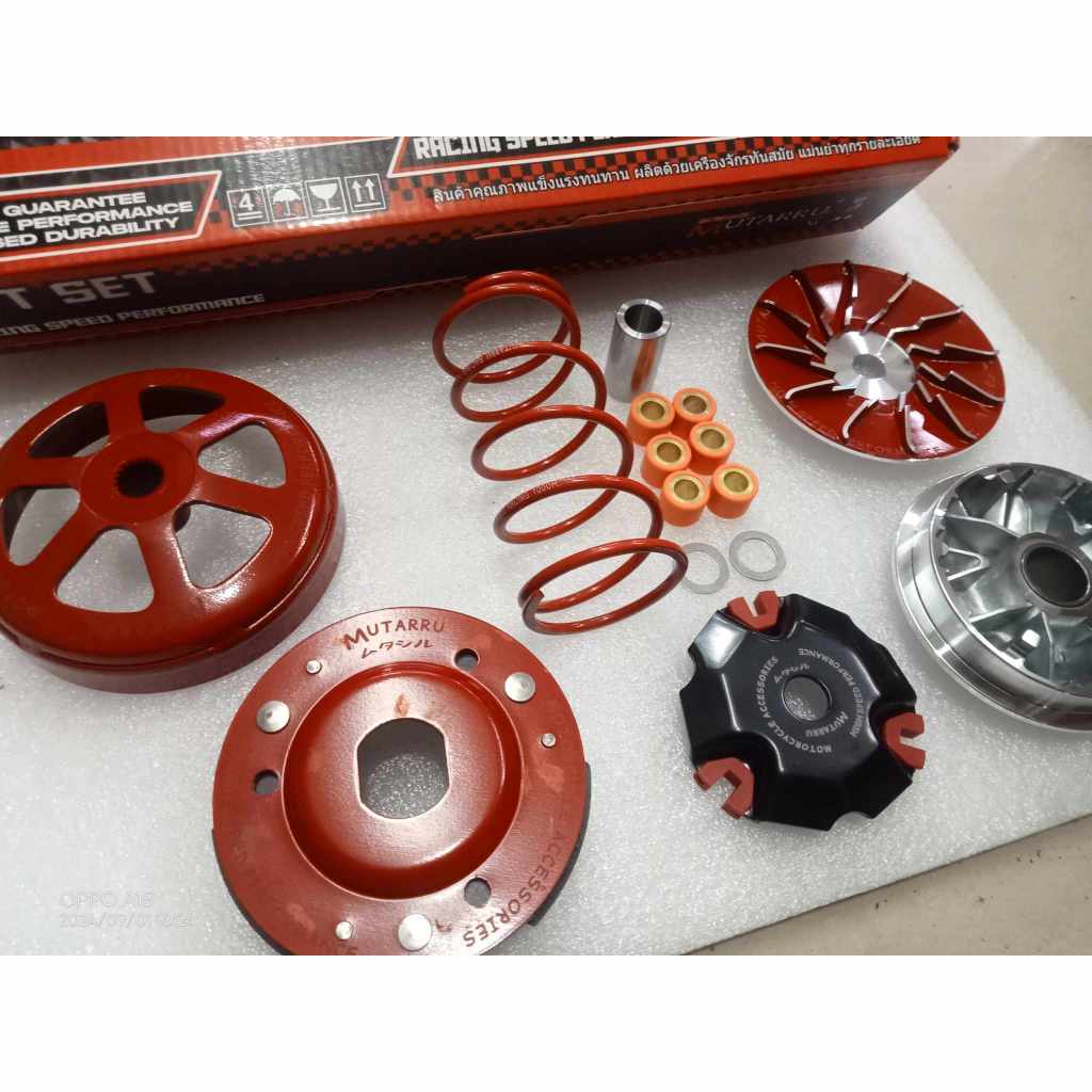 Racing Drag CVT set Mio/M3/Click/PCX/ADV/Beat Fi/Aerox Nmax v1 v2 ...