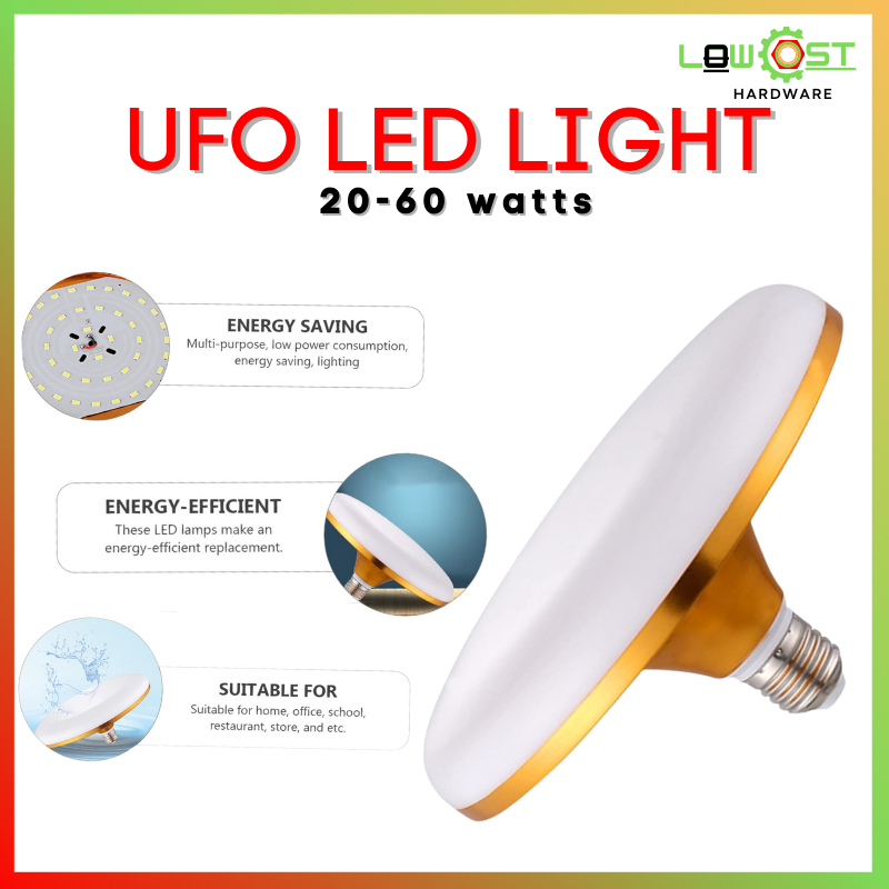 LED UFO Ceiling Light Flying Saucer UFO LED Light led bulb Flat Low ...