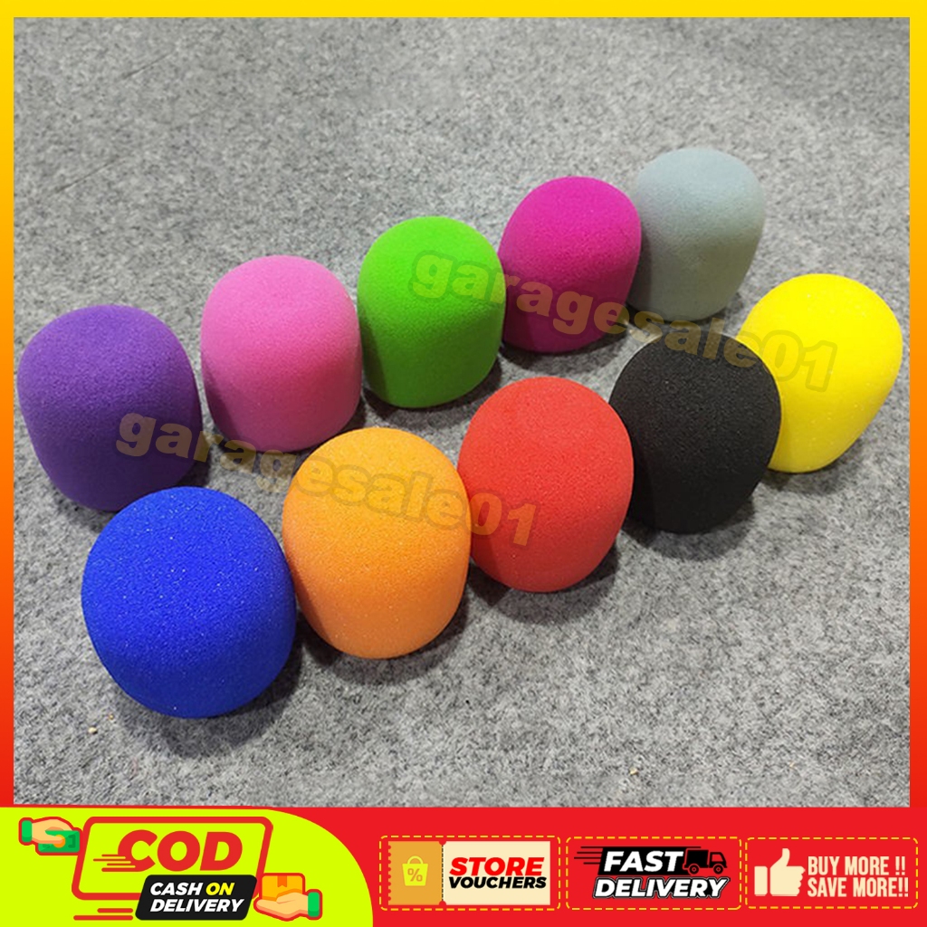 GARAGESALE01 Microphone Foam Mic Foam Cover Universal (All Colors ...