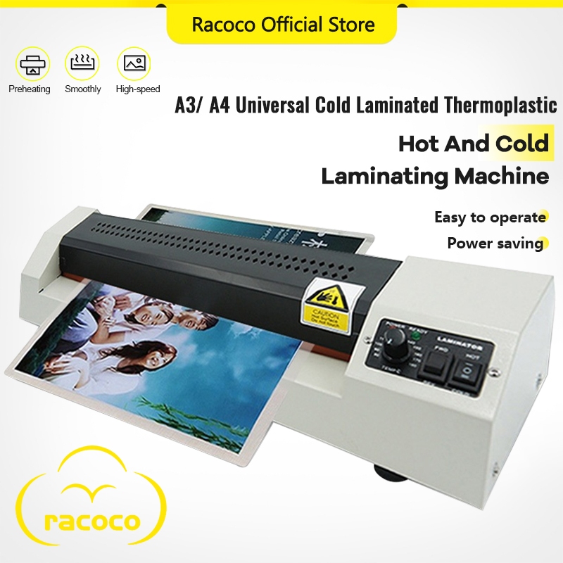 A4 A3 Size Laminator Hot Cold Reverse Laminating Machine 220v Heavy