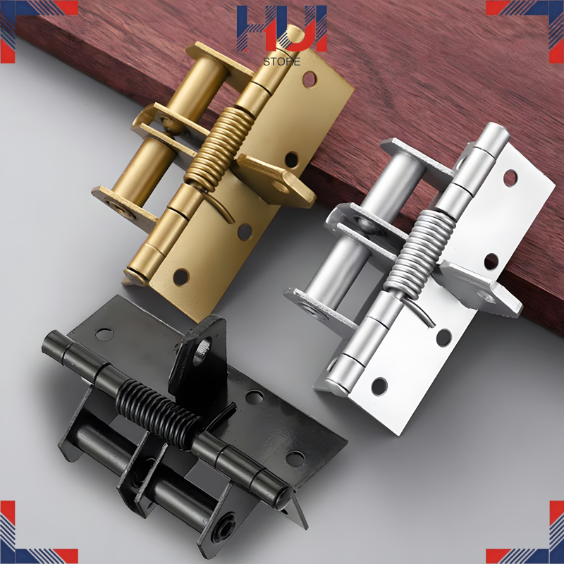 Spring Hinge for Automatic Self Closing Doors with 8 Screws ...