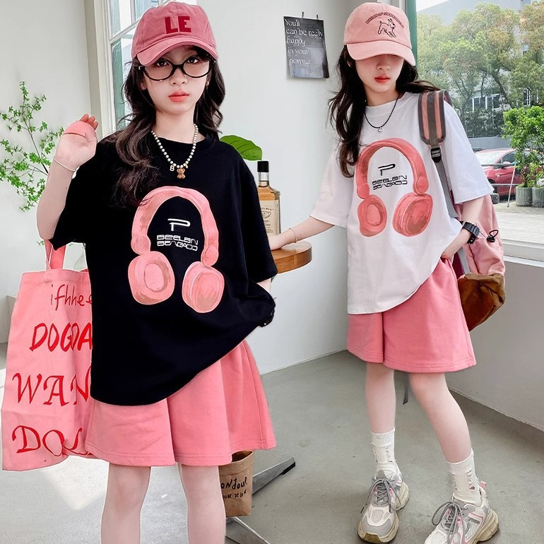 Cotton Terno for Kids Girl 2Pcs Korean Set Suit Terno for Teen Girl ...