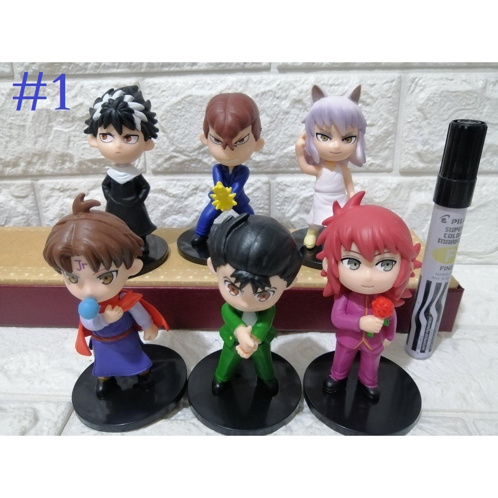 Ghost Fighter YuYu Hakushu Collection Action Figure Cake Topper Decor ...