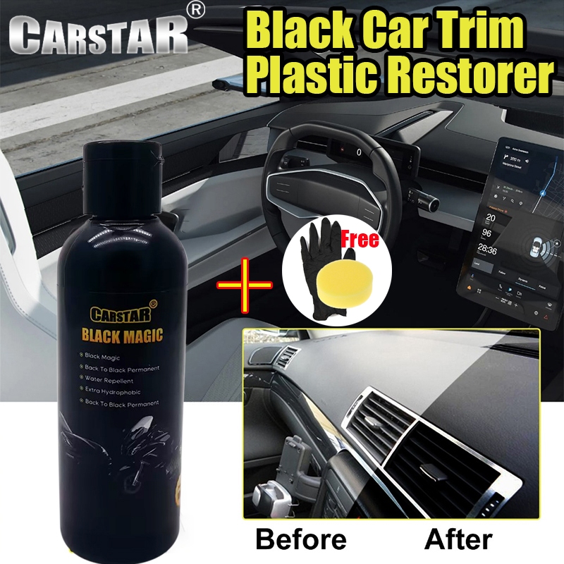 CARSTAR Car Plastic Restoration Back To Black Trim Restorer 100ML ...