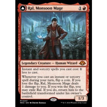 Ral, Monsoon Mage - Modern Horizons 3 (MH3) Mythic Rare Red | Shopee ...