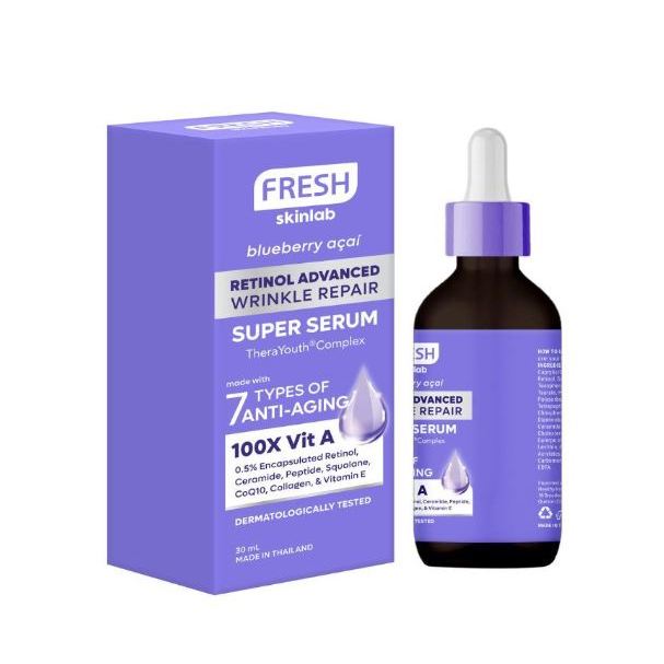 FRESH SKINLAB Retinol Advanced Wrinkle Repair Acai Super Serum 30ml ...