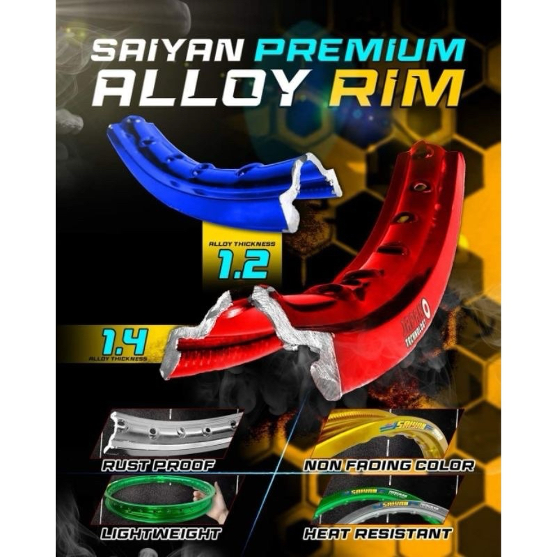 BerMonths SALE PROMO!!! Saiyan Premium Rim Thailand 🇹🇭 - Original ...