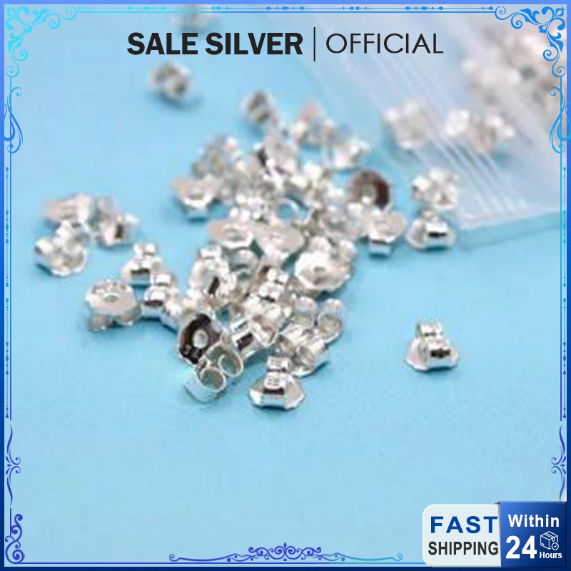 Flash Sale One pair pakaw Genuine 92.5% Sterling Silver one pair pakaw ...