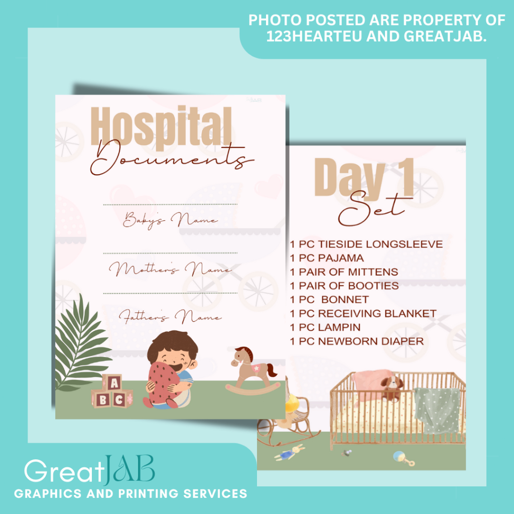[UNO]Personalized|Hospital bag checklist Stickers label ONLY | Shopee ...