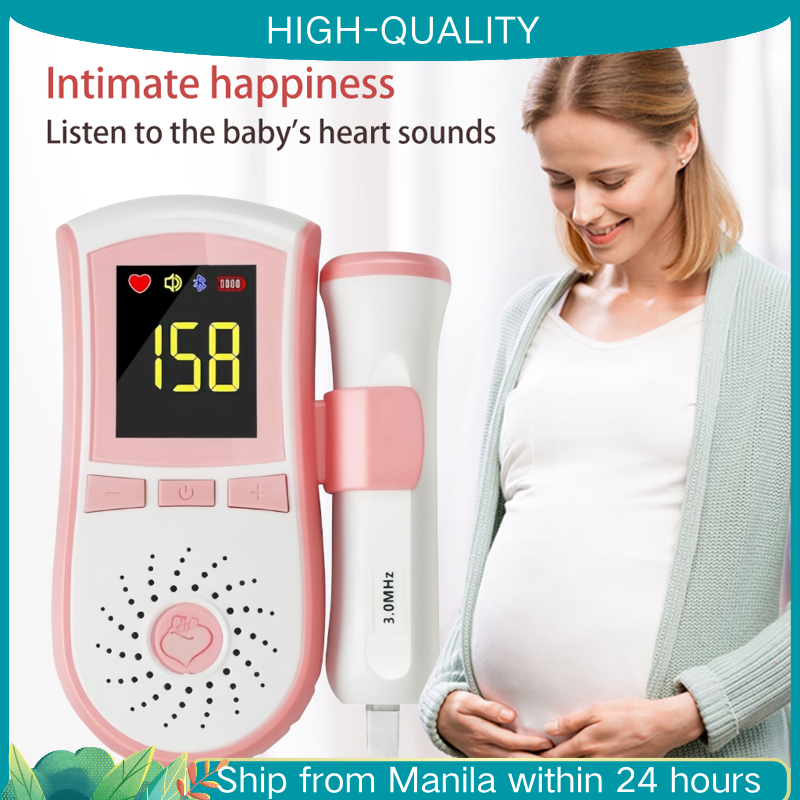 Safe Adjustable Volume Fetal Doppler Baby Heart Monitor with Gel ...