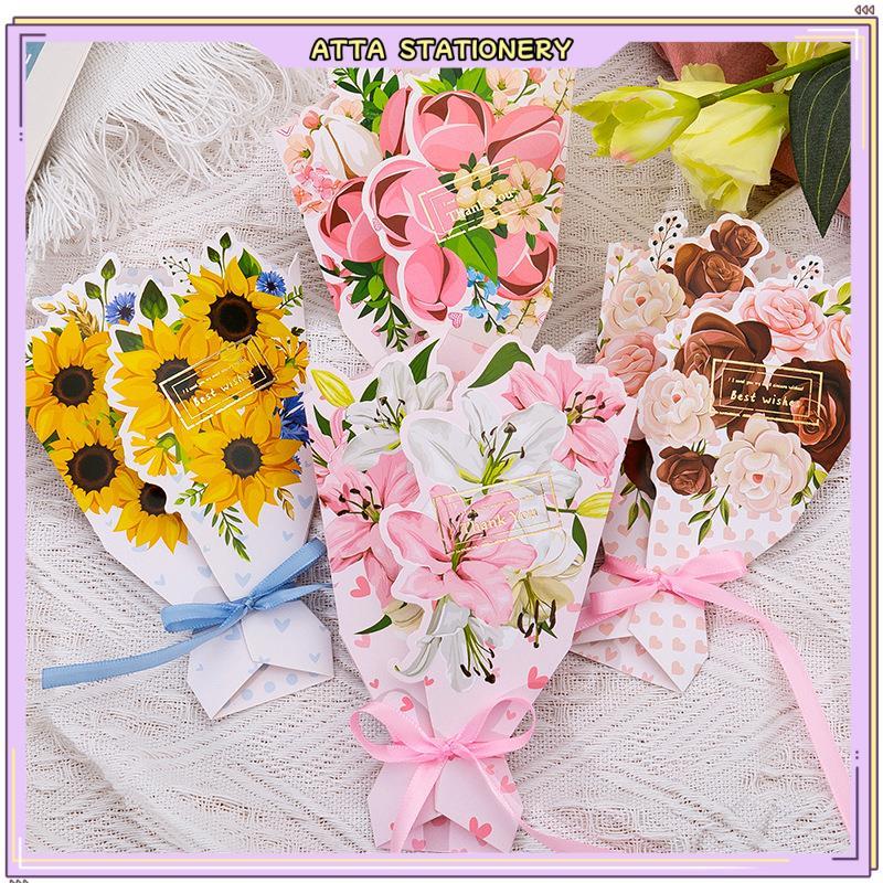 Mother's Day Folding Flower Paper Card Gift Card Teachers' Day ...