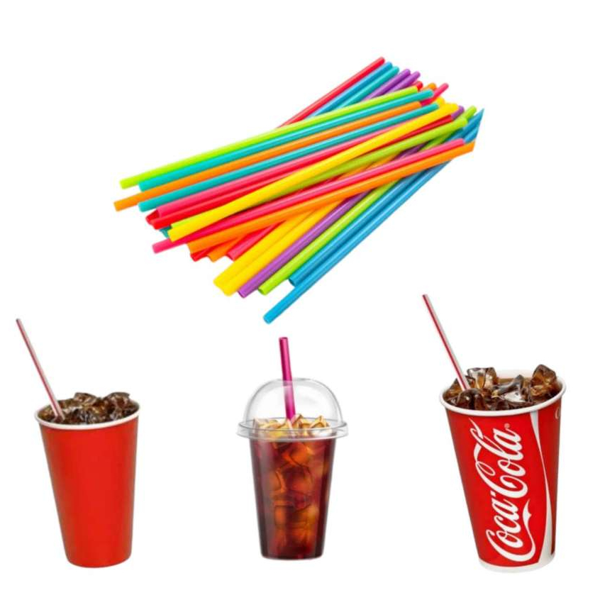 COLORED DRINKING PLASTIC STRAW MULTIFUNCTION STRAW (100g, 75g) | Shopee ...