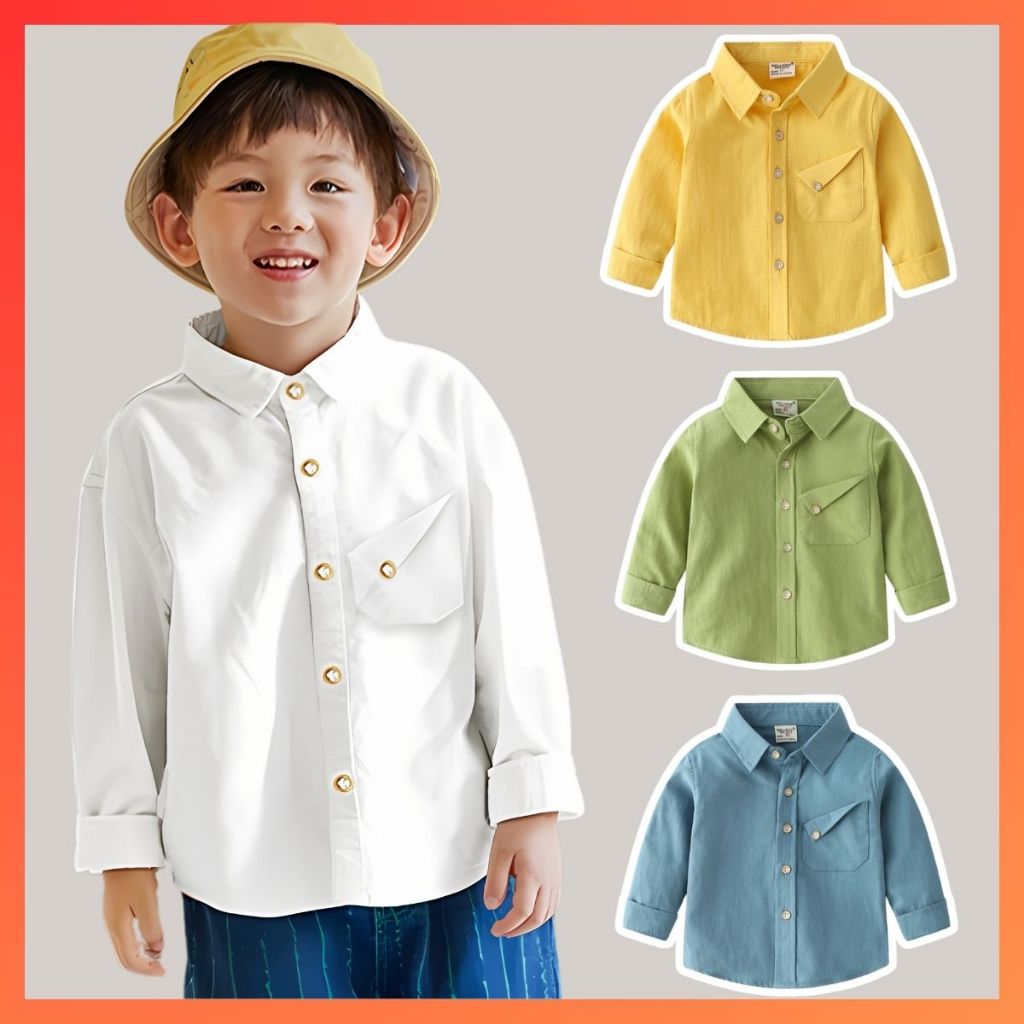 COD Kids Long-Sleeve Polo for Formal & Casual Wear Soft & Stylish for ...