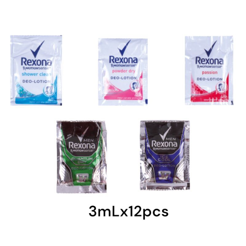 ROS GROCERS REXONA/NIVEA DEO LOTION DEODORANT 3ML/12SACHET | Shopee ...