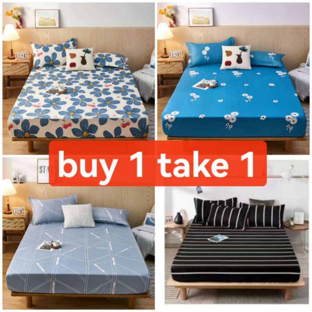 New Buy 1 take 1 Fully Garterized Bedsheet good quality soft & smooth ...