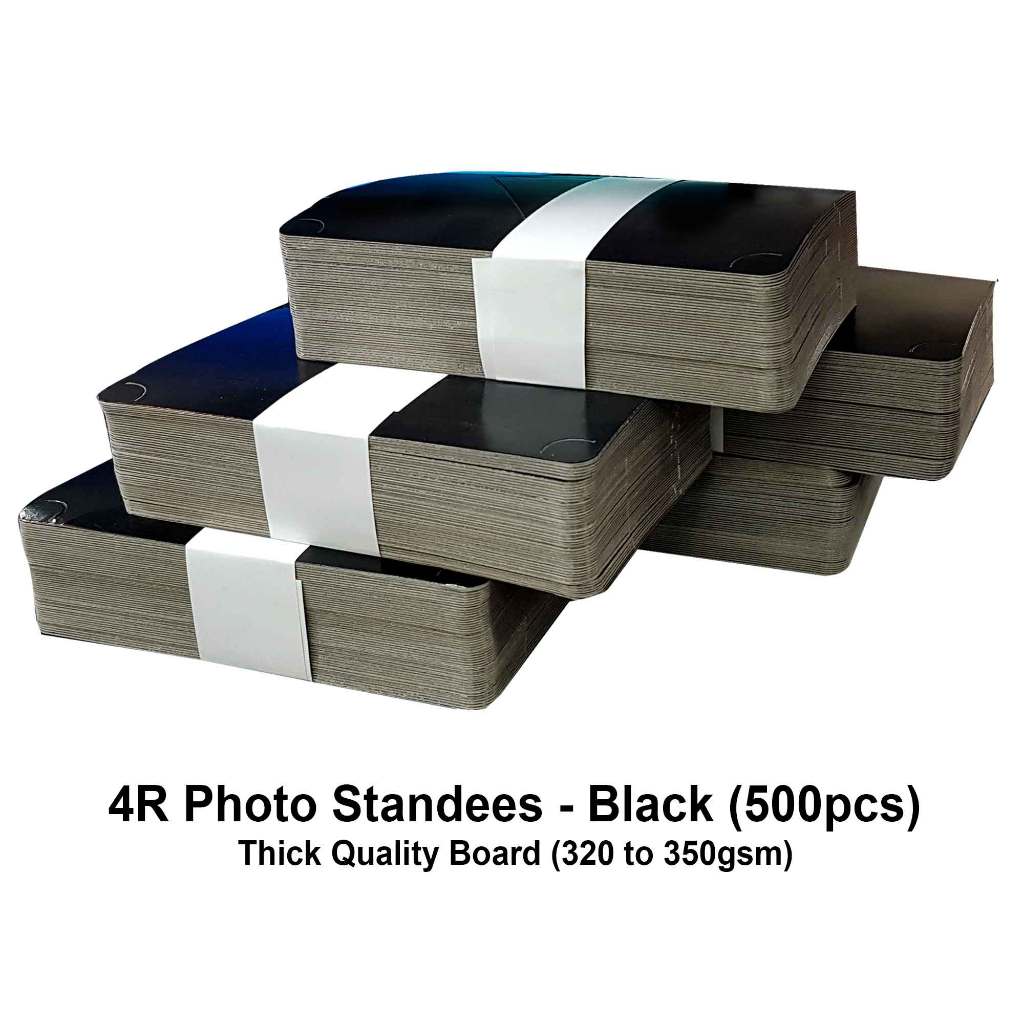 4R Photo Standee Frame Standees for Photobooth BLACK - Thick Quality ...
