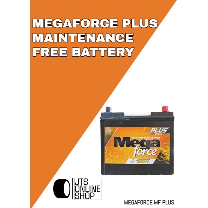 MEGAFORCE PLUS MAINTENANCE FREE BATTERY | Shopee Philippines
