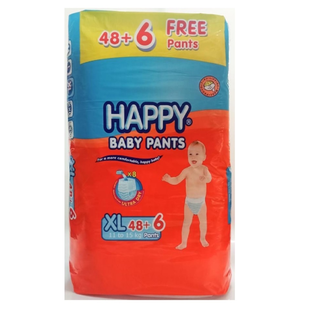 Happy Baby Pants Jumbo Pack 48s Xtra Large | Shopee Philippines