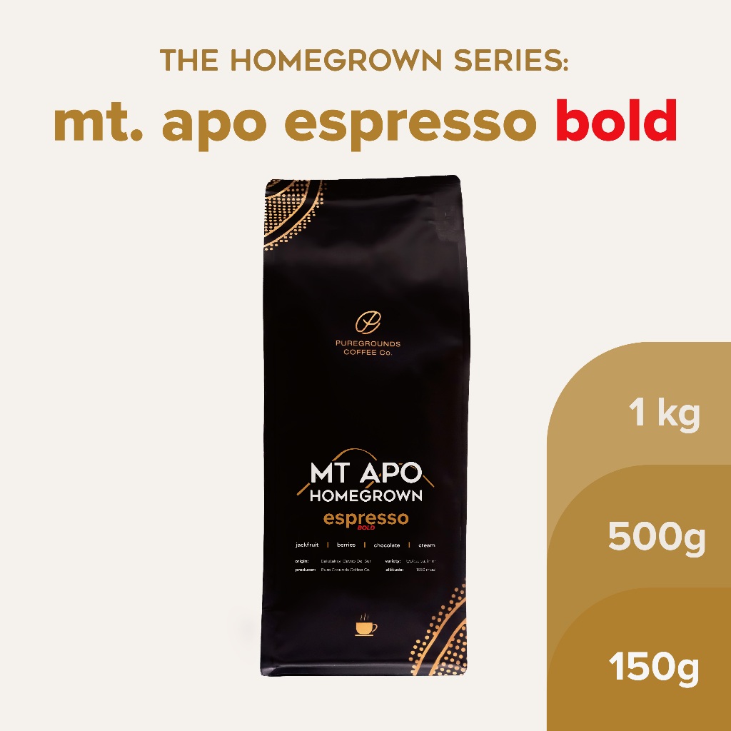 The Homegrown Series: Mt. Apo Espresso Bold | Philippine Specialty ...