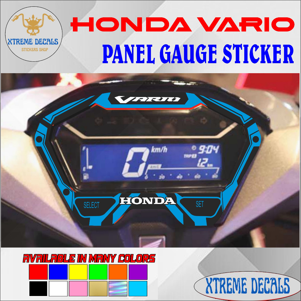 Honda Click Panel Gauge Outer Sticker Vario Design | Shopee Philippines